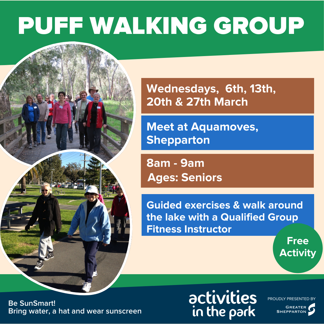 Puff Walking Group - Greater Shepparton City Council