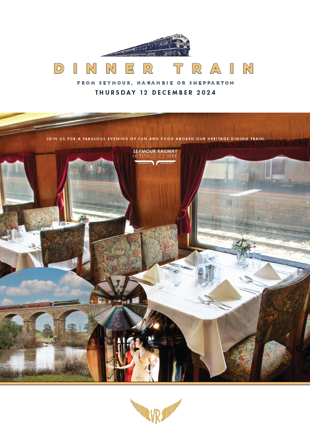 Dinner Train from Seymour, Nagambie or Shepparton - Greater Shepparton ...