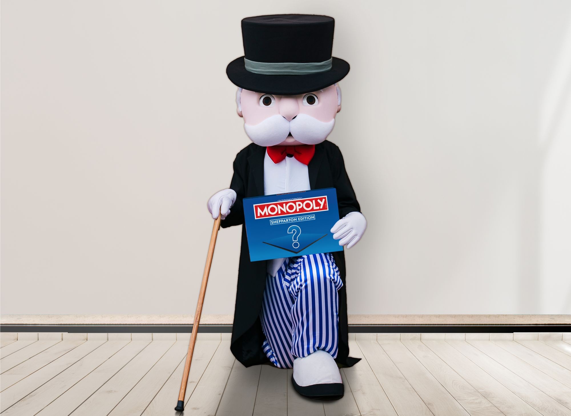 Mr Monopoly Visits Shepparton Library - Greater Shepparton City Council