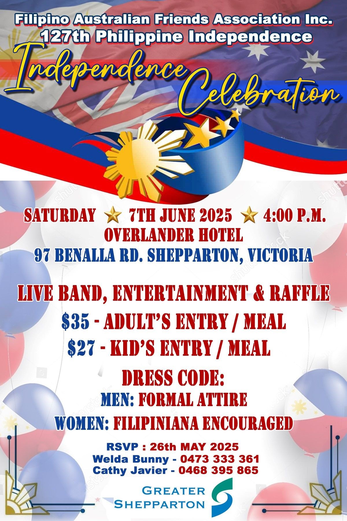 127th Philippine Independence Day - Greater Shepparton City Council