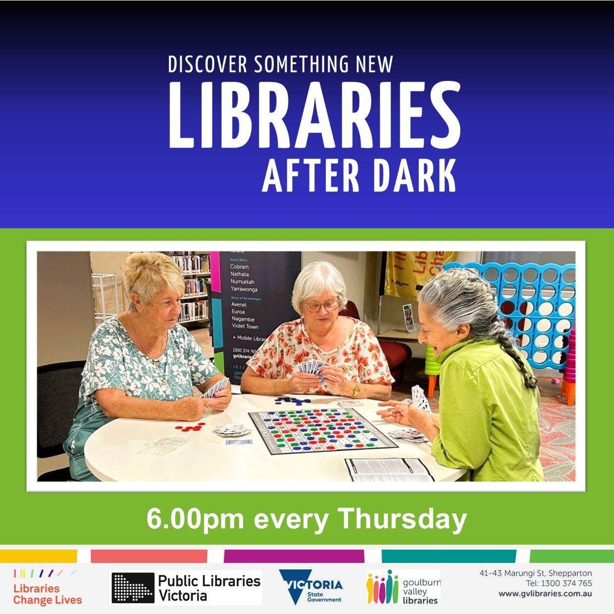 Libraries After Dark - Board Game Fun at Shepparton Library - Greater ...