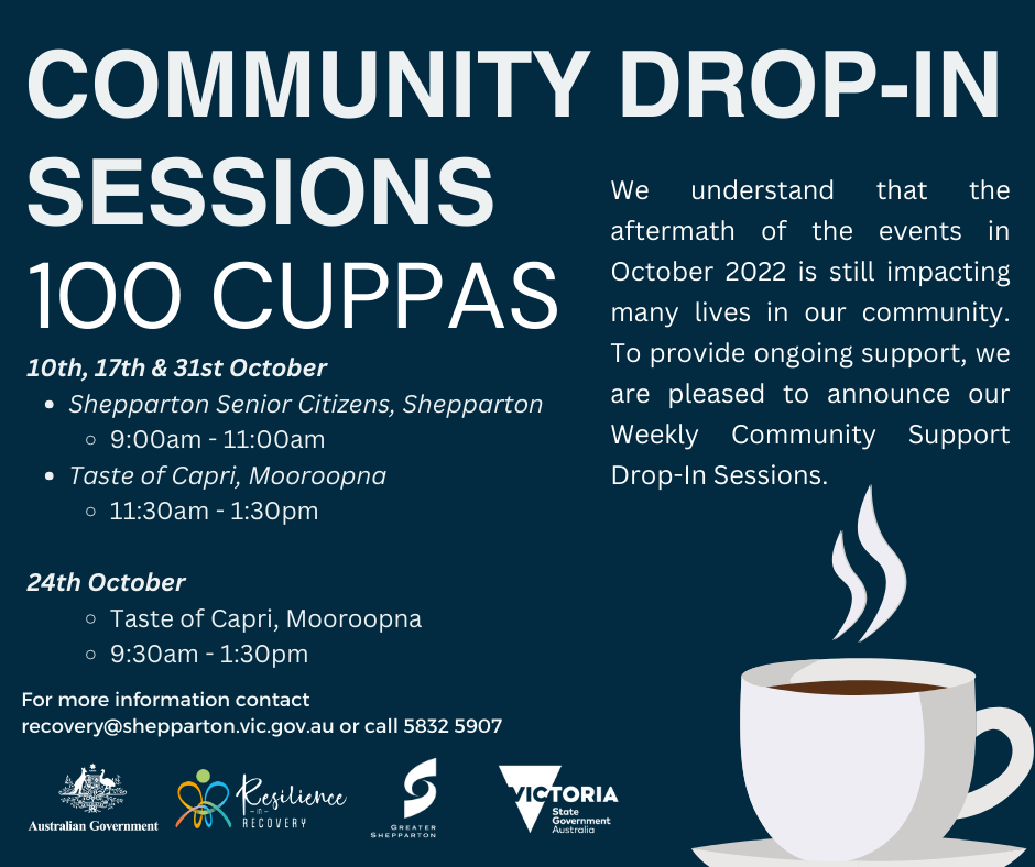 Resilience in Recovery: Community Drop-In Sessions - Greater Shepparton ...