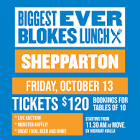 Biggest Blokes Ever Lunch - Greater Shepparton City Council