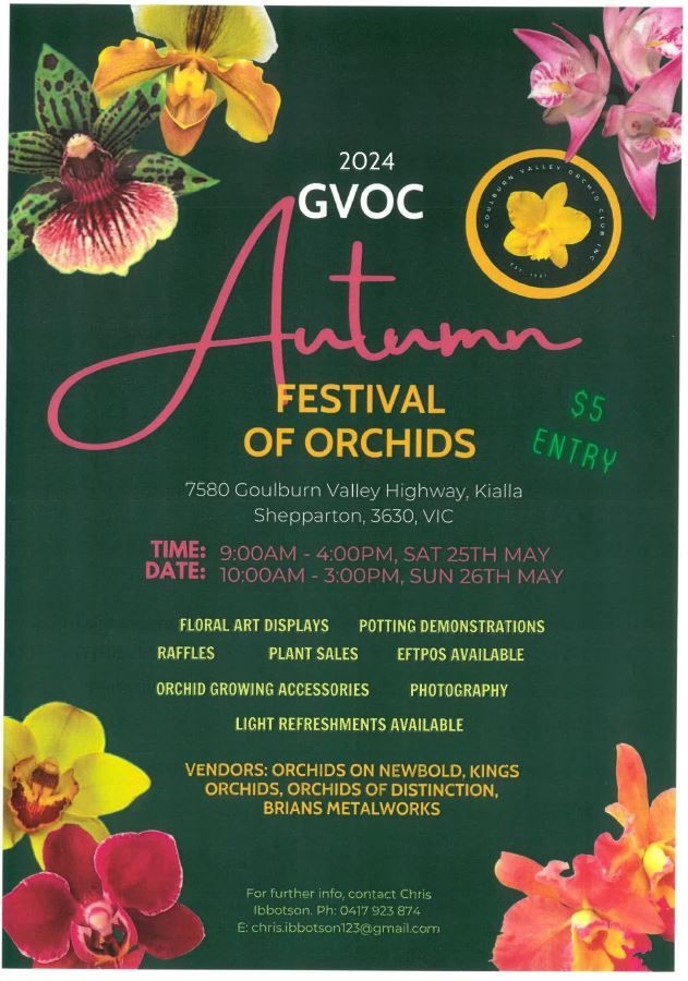Autumn Festival of Orchids - Greater Shepparton City Council