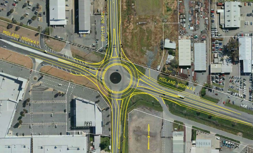 Changed Traffic conditions Midland Hwy/Shepparton Alternative Route ...