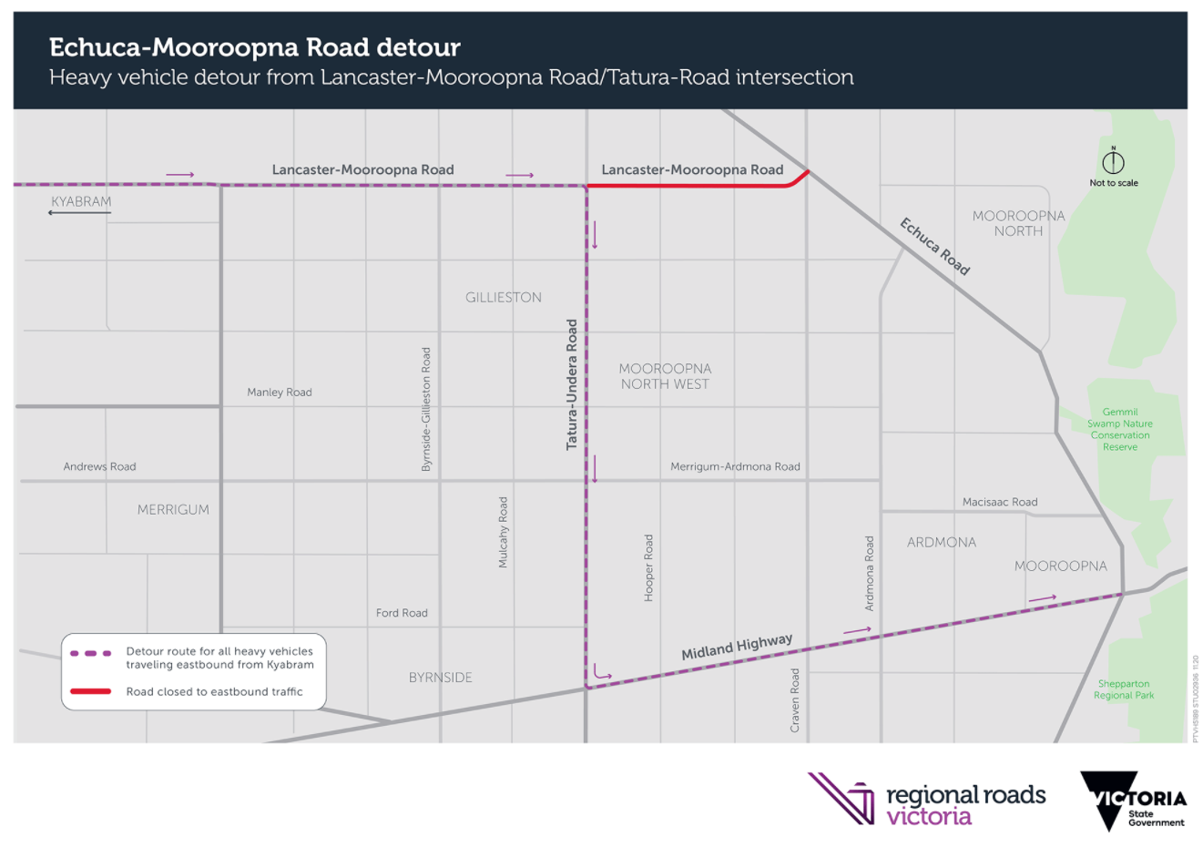 Transport Alert: Echuca Road and Lancaster-Mooroopna Road upcoming ...