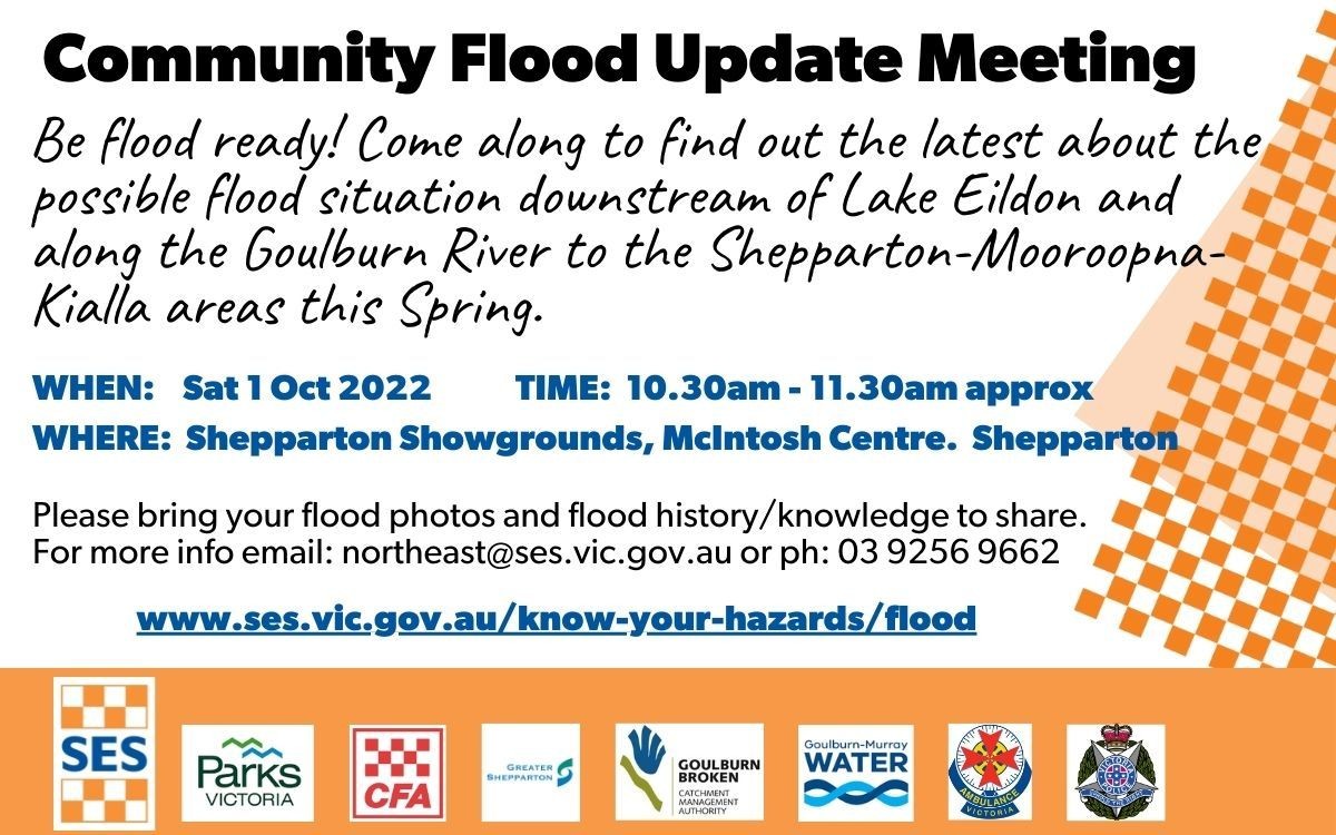 SES Victoria Community Flood Update Meeting - Greater Shepparton City ...