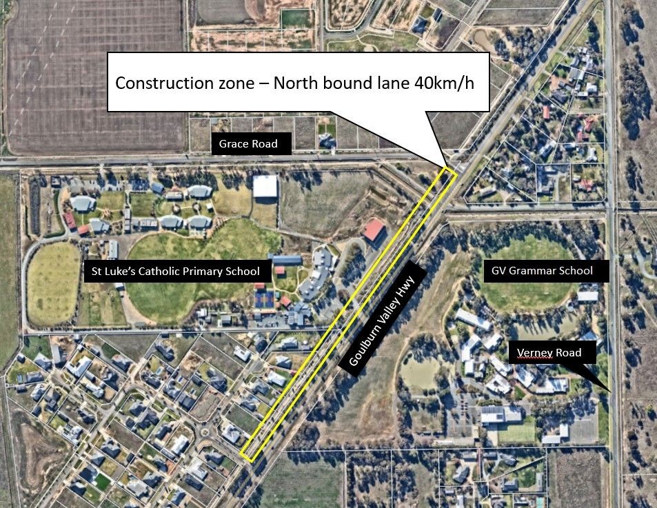 Shared Path Construction Begins on Goulburn Valley Highway | Mirage News