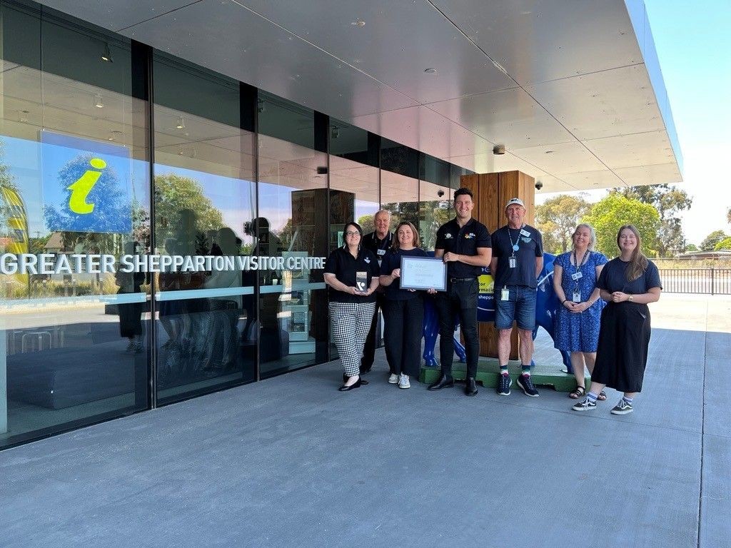 Greater Shepparton Visitor Centre awarded silver at the 2024 Victorian ...