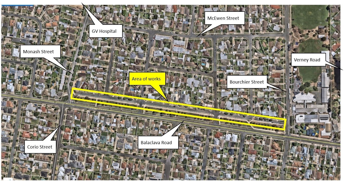 Road Resealing Works - Balaclava Road Service Lane | Mirage News