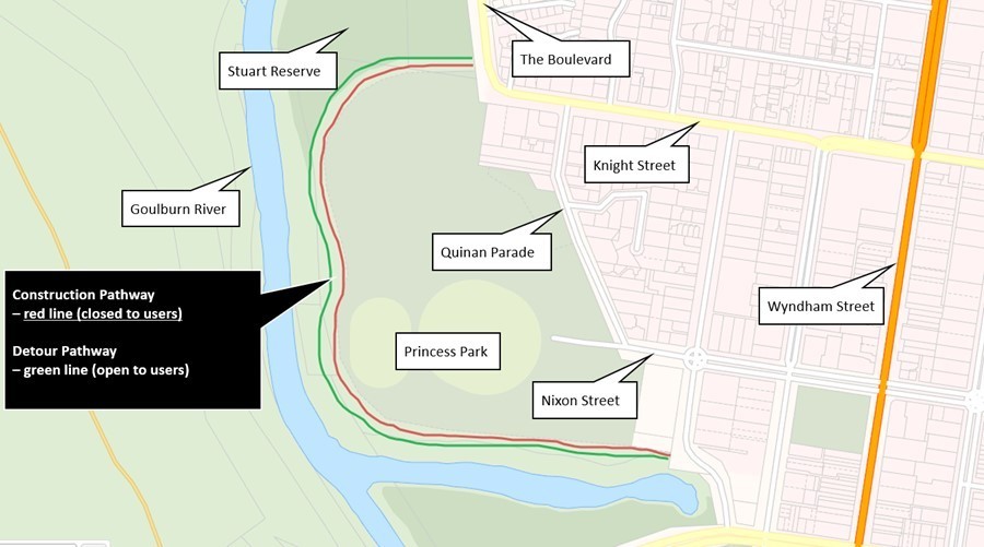 Renewal works to begin on Princess Park Shared Pathway - Greater ...